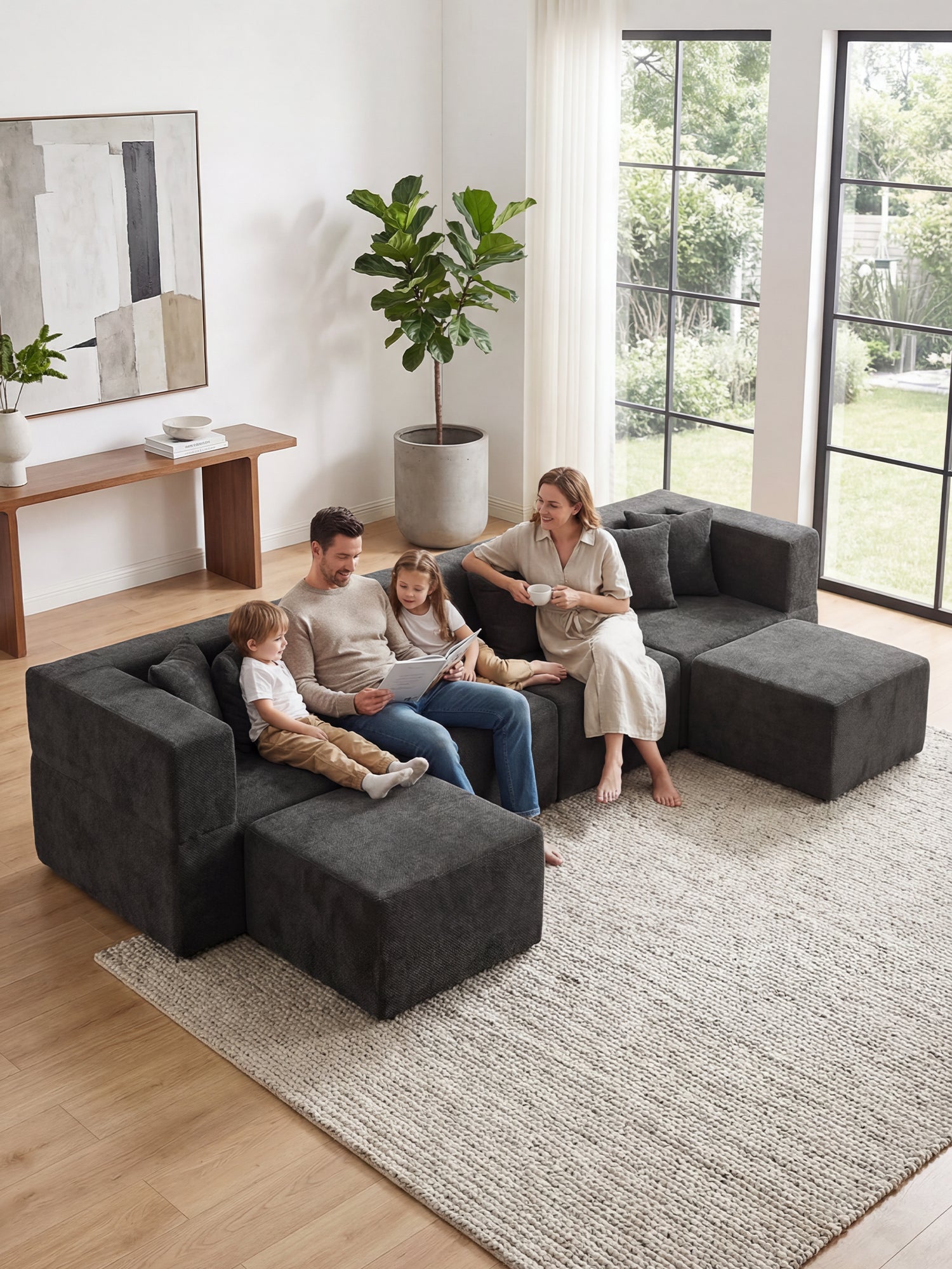 L-Shaped Modular Couches | Monvane